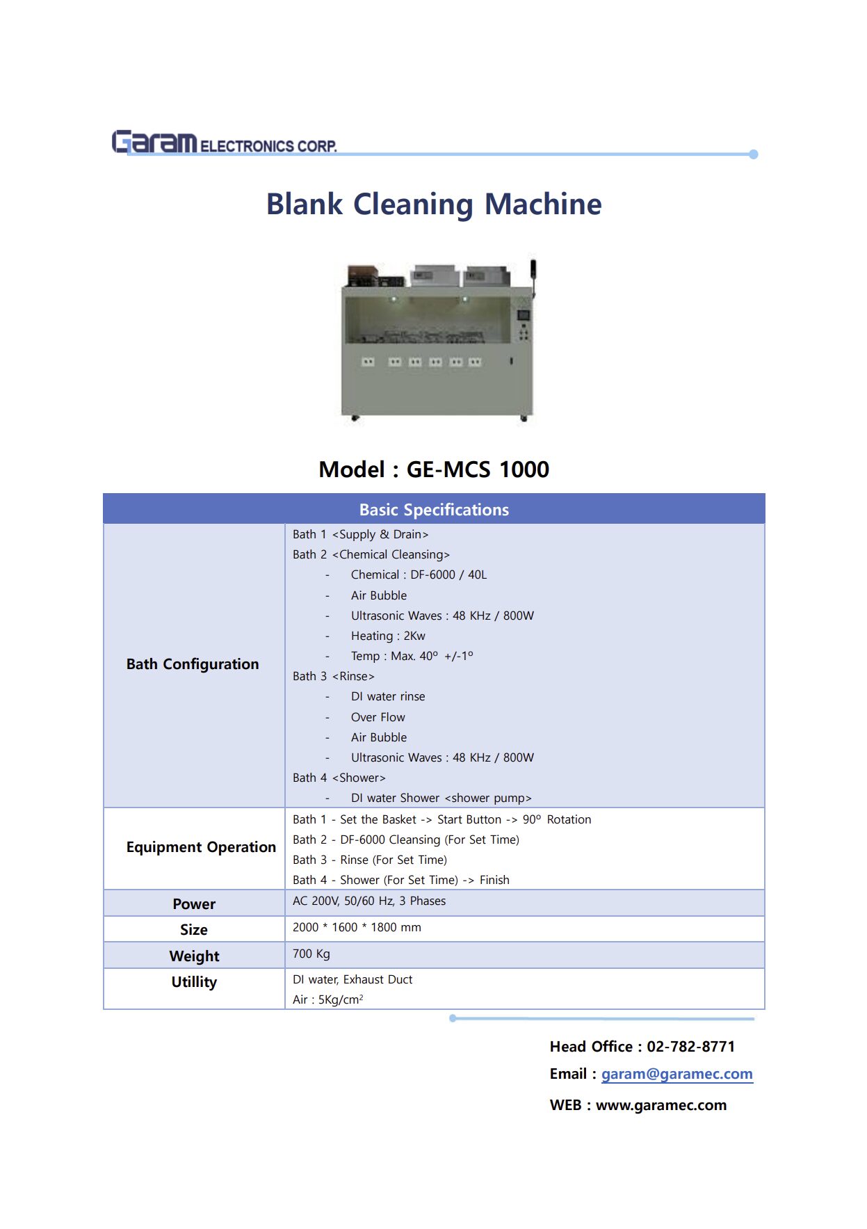Blank Cleaning Machine – 가람전자