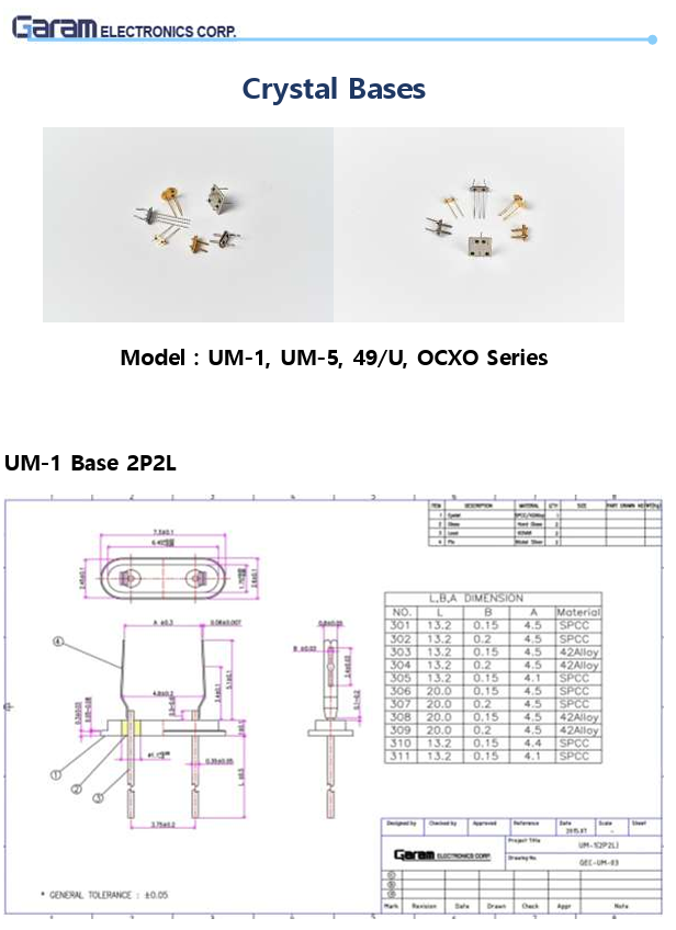 Crystal Base – 가람전자