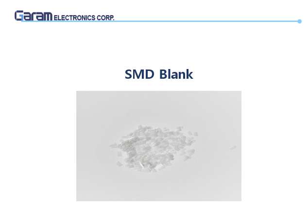 SMD Blank Spec Sheet – 가람전자
