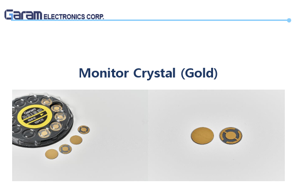 Monitor Crystal Spec Sheet – 가람전자